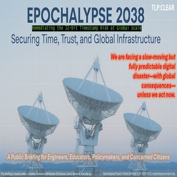 Epochalypse 2038 - Remediating the 32-bit Timestamp Risk at Global ...