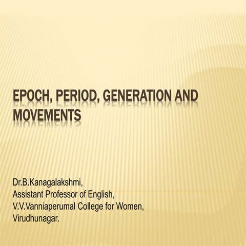 Epoch, Period, Generation.pptx