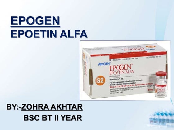 Erythropoietin | PPT