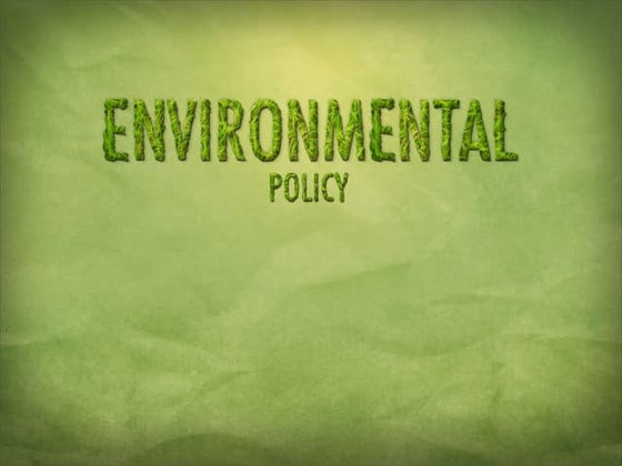 Environmental policy | PDF