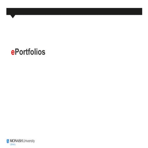 E portfolios | PPT