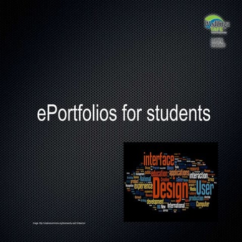 Eportfolios in Education | PPSX | Online Education | Education