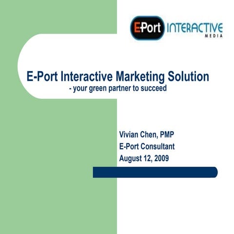 Interactive Marketing Solution | PPT