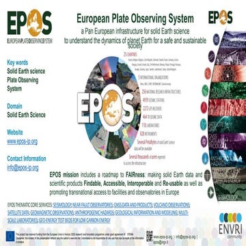EPOS presentation in ENVRIplus_booth EGU2019 Vienna 7-12 April 2019 | PPT