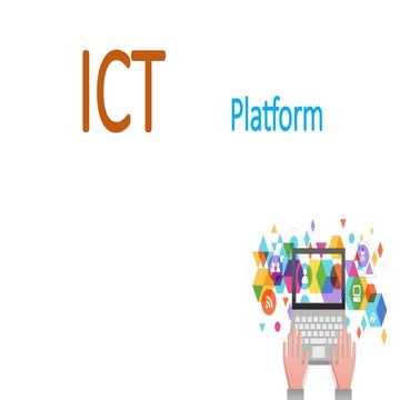 ICT as Platform for Change - Empowerment Technologies | PPTX