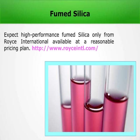 Fumed Silica | PPTX