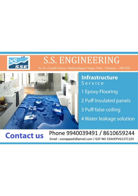 SS Engineering Chennai | PDF
