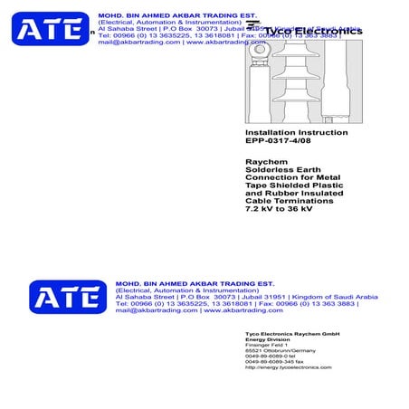 |AKBAR TRADING EST. SAUDI ARABIA|TE TYCO ELECTRONICS Epp 0317-4 08 ...