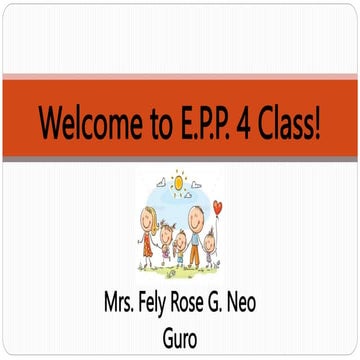 Grade 4 e.p.p quarter 3 week 1 day 1 | PPTX