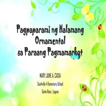 Pagpaparami ng halaman | PPTX