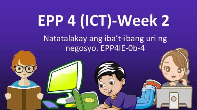 Natatalakay ang ibat ibang uri ng negosyo | PPTX Natatalakay ang ibat ibang uri ng negosyo | PPTX