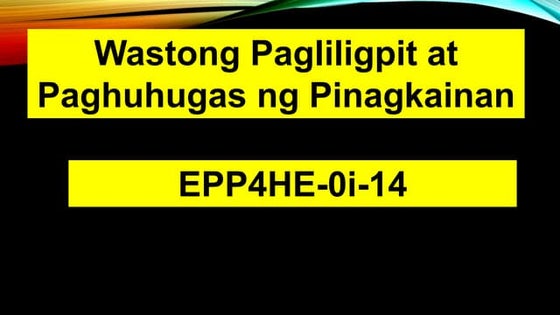 Epp he aralin 19 | PPT