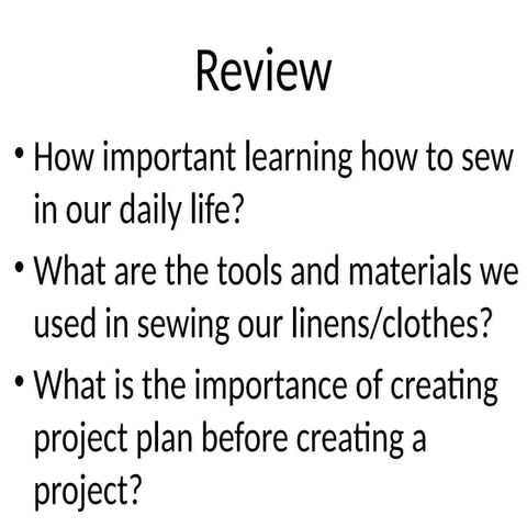 EPP 6 PROJECT PLAN FOR SEWING LINENS.pptx