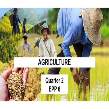 epp GRADE 6 INTRODUCTION TO AGRICULTURE QUARTER 2 | PPTX