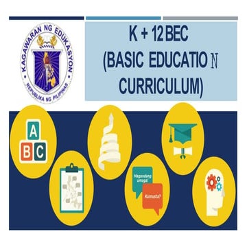 EPP and TLE Curriculum Framework Under K to 12 | PPTX