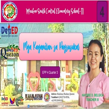 EPP 4_Mga Kagamitan sa pagsusukat | PPTX