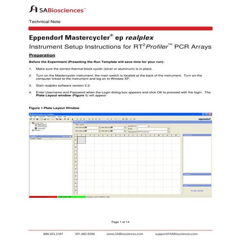 Eppendorf mastercyclertechnote | PDF