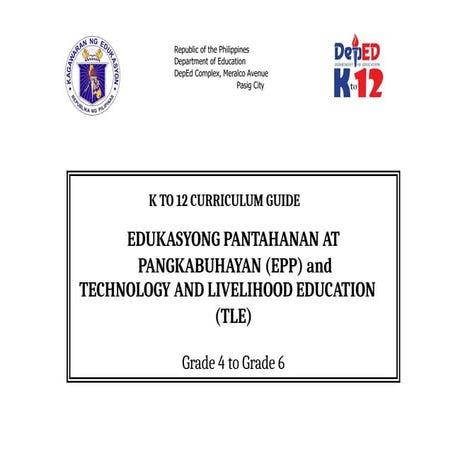 EPP,TLE Curriculum Guide.docx course guide for epp tle for school year ...