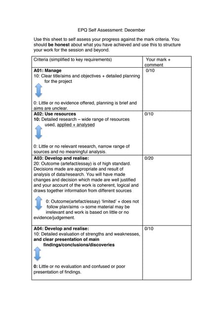 Epq Presentation Template