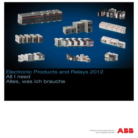 ABB Electronic Products and Relays shortcatalog | PDF