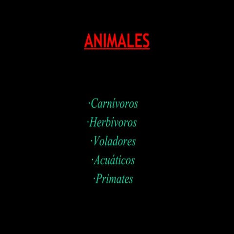 E:\presentaciones powerpoint slideshare\animales | PPS