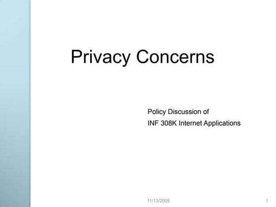 Privacy & Data Protection | PPTX