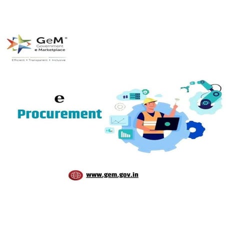 Government e Marketplace (GeM) | National Public Procurement Portal ...