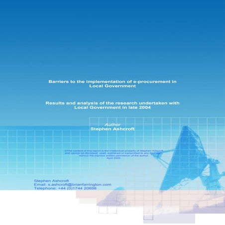 E Procurement Stephen Ashcroft | PDF