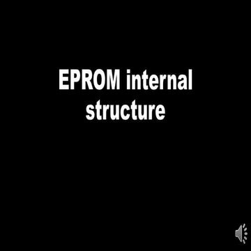 #EEE - EPROM internal structure | PPTX