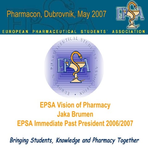 EPSA Vision Of Pharmacy | PPT