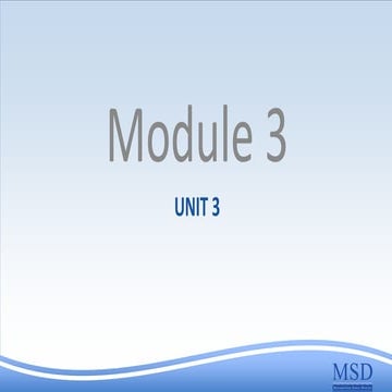 EPSC Module 3 Unit 3 | PPT