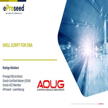 Shell Script 4 DBAs | PDF