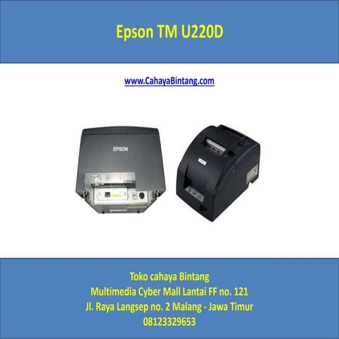Epson tm u220 d | PPTX