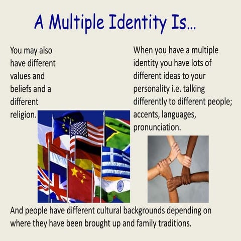 Multiple and shared identities 2 | PPTX