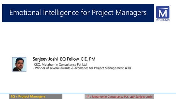 Emotional Intelligence for project managers | PDF
