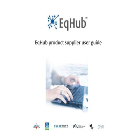 Eq hub product_supplier_user_guide | PPT