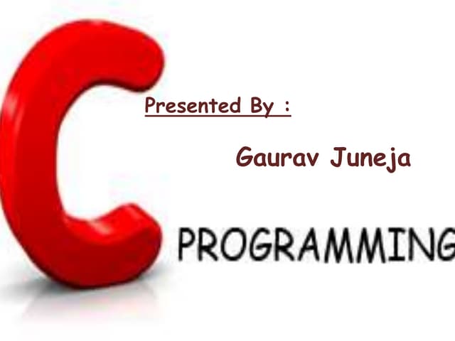 C Language Ppt Ppt