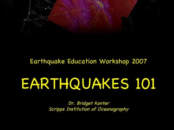 Earthquakes - It's Causes And Effects | PPT