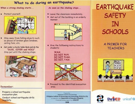 Earthquake Safety Tips In School Stay Safe And Be Prepared: A