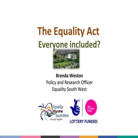 Equality act race equality | PPT