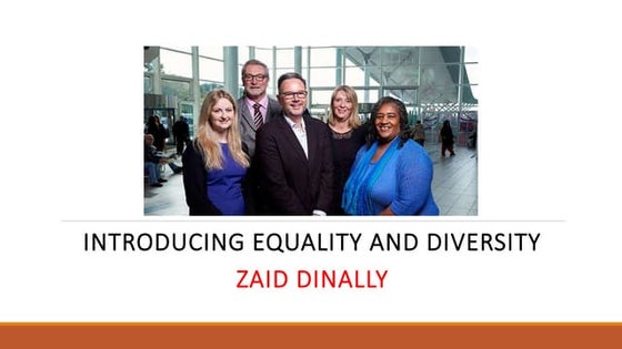 Equality diversity and inclusion | PDF | Debated Sensitive Social ...