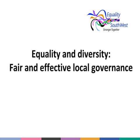 Equality and diversity in local government | PPT