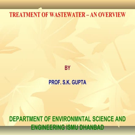 treatmernt of wastewaterEqualization basin and pumping station | PPT