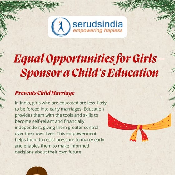 Why Sponsoring a Girl Child's Education is Crucial in kurnool | PDF