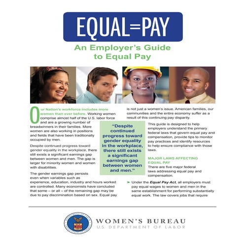 Equal pay for women: A guide for employers | PDF
