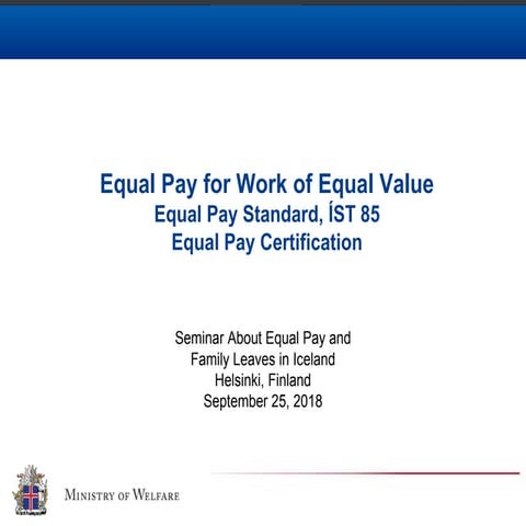 Equal Pay for Work of Equal Value | PDF
