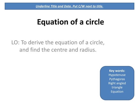 Pre-Calculus 11 - Lesson no. 1: Conic Sections | PPT