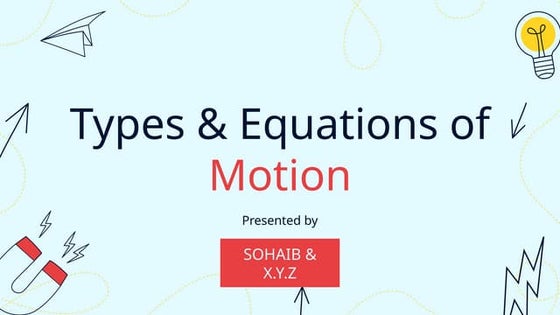 3 equation of motion | PPT | Physics | Science