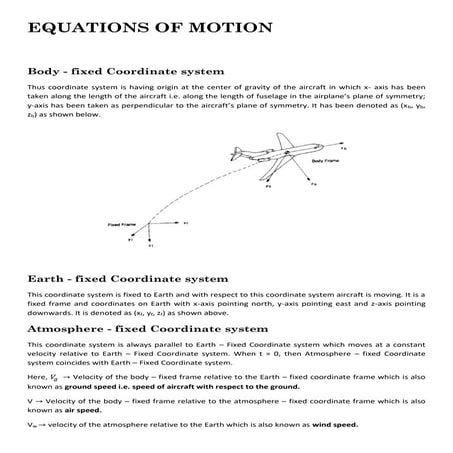 Equations of motion (2) | PDF | Physics | Science