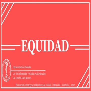 Equidad | PPTX